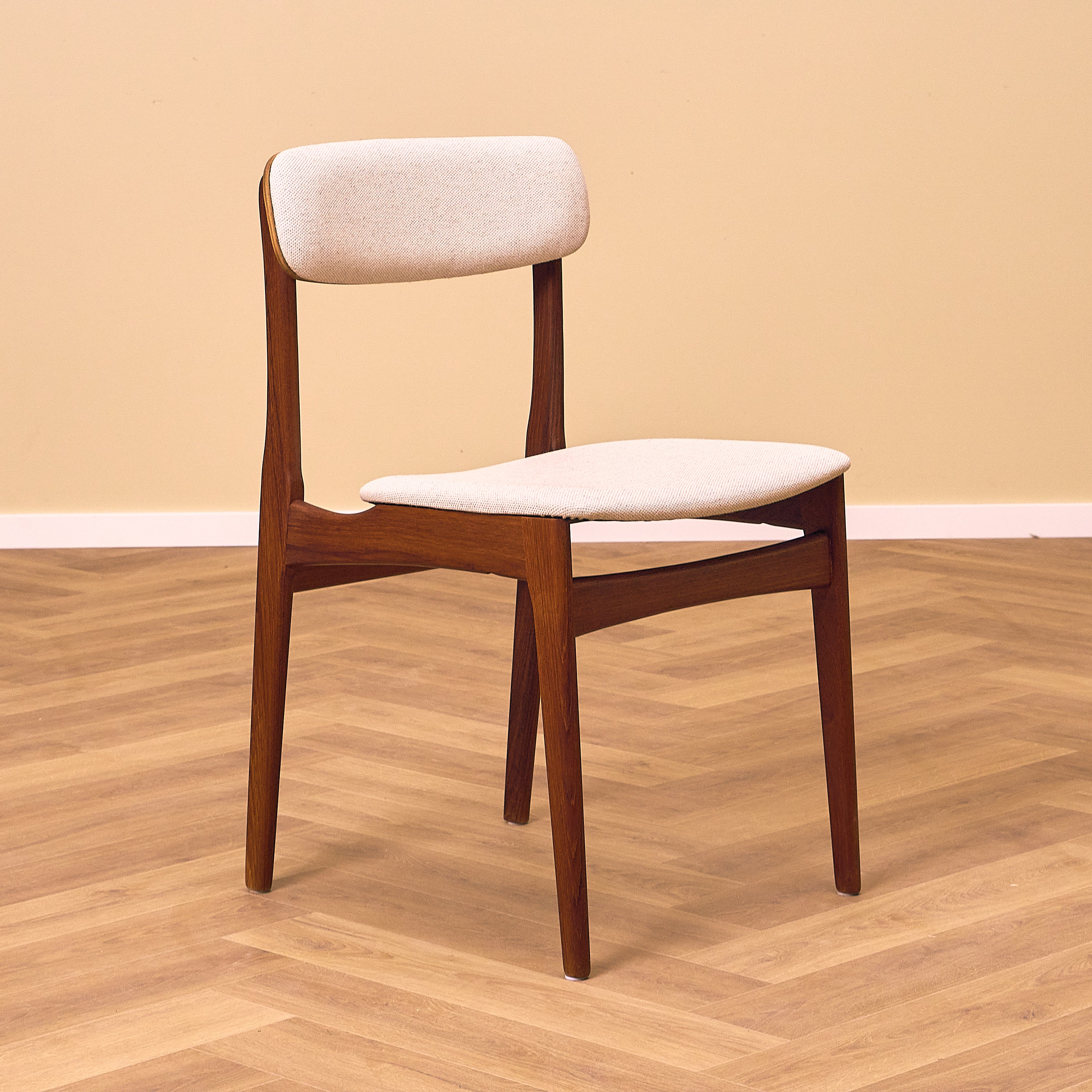 Vintage Danish dining chairs in teak by B. Rasmussen for Thorso ...